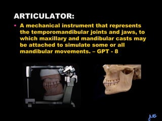 zTHE DENTAL ARTICULATOR.ppt