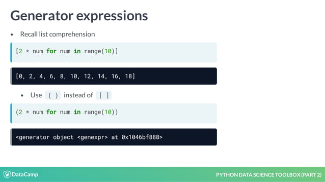 2. List Comprehensions and Generators.pdf