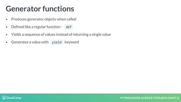 2. List Comprehensions and Generators.pdf