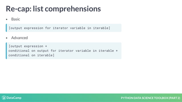2. List Comprehensions and Generators.pdf