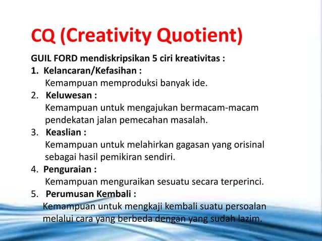 2. ICE BREAKING DAN SLIDE PPt - PERANAN KECERDASAN (IQ-EQ-AQ-CQ-SQ)_ DALAM BELAJAR.pptx