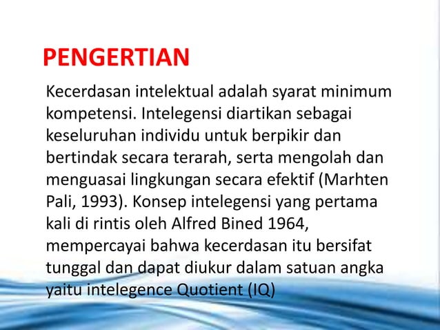 2. ICE BREAKING DAN SLIDE PPt - PERANAN KECERDASAN (IQ-EQ-AQ-CQ-SQ)_ DALAM BELAJAR.pptx