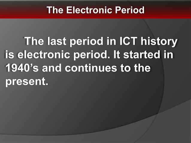 2. EVOLUTION OF ICT.pptx | Computing | Technology & Computing
