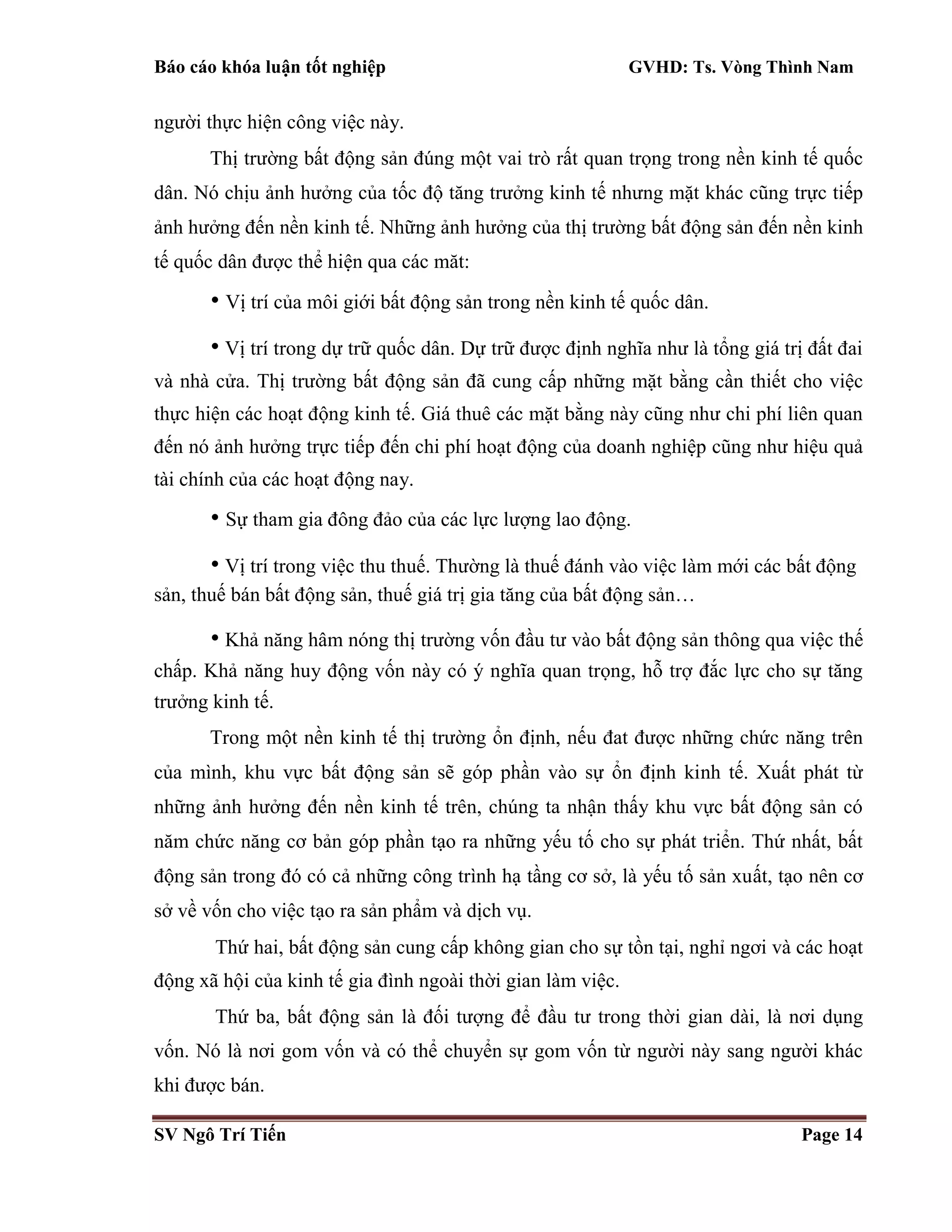 Khóa luận: Phát triển hoạt động môi giới bất động sản tại Công ty bất động sản | DOC