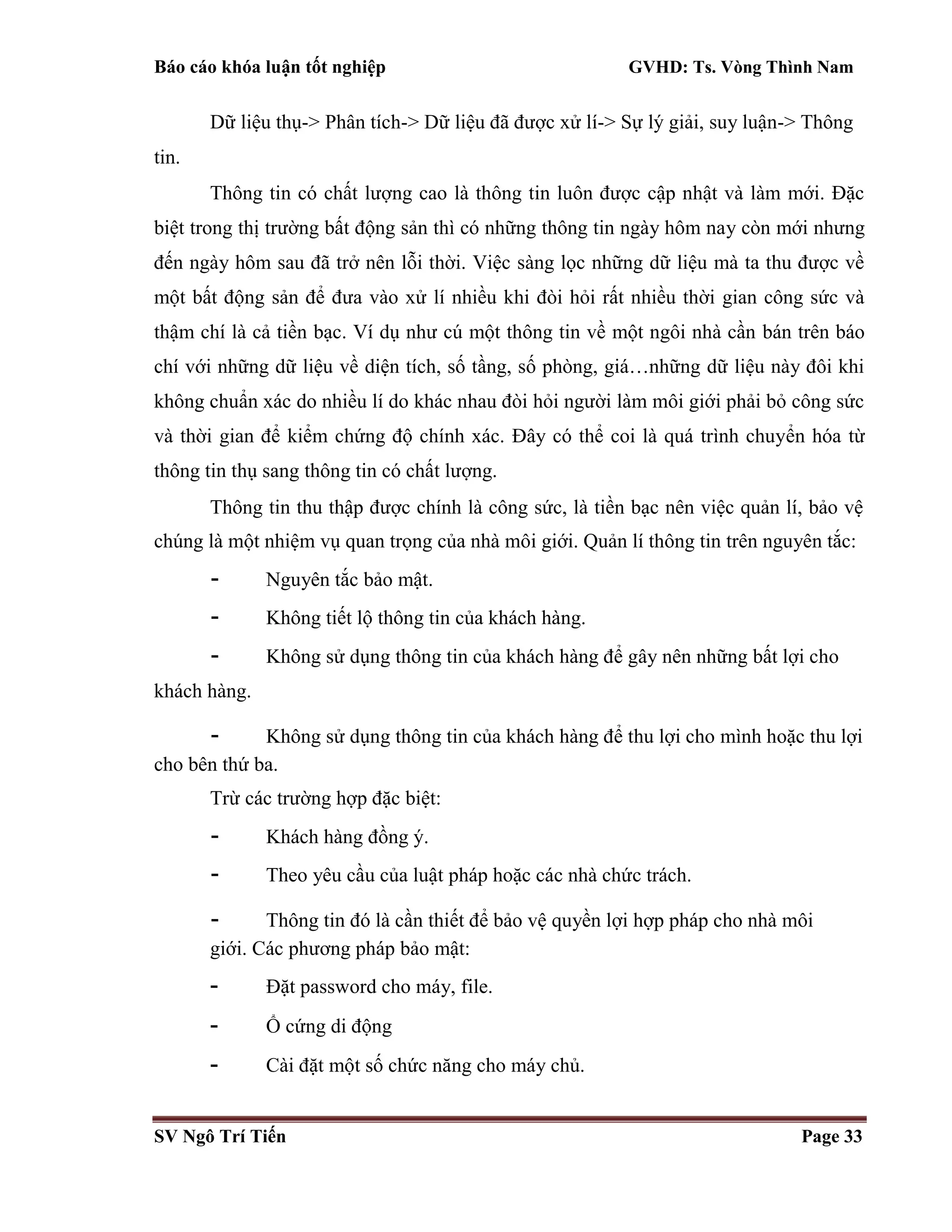 Khóa luận: Phát triển hoạt động môi giới bất động sản tại Công ty bất động sản | DOC