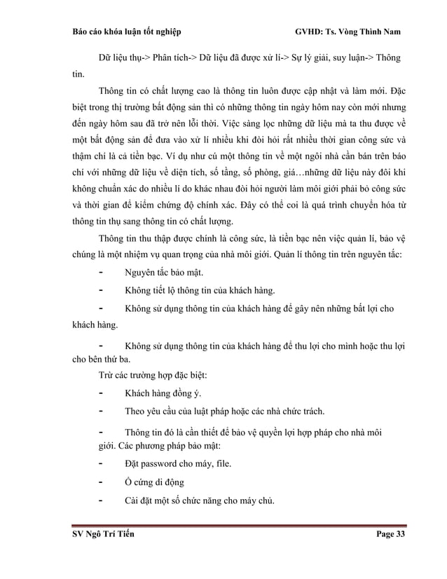 Khóa luận: Phát triển hoạt động môi giới bất động sản tại Công ty bất động sản | DOC