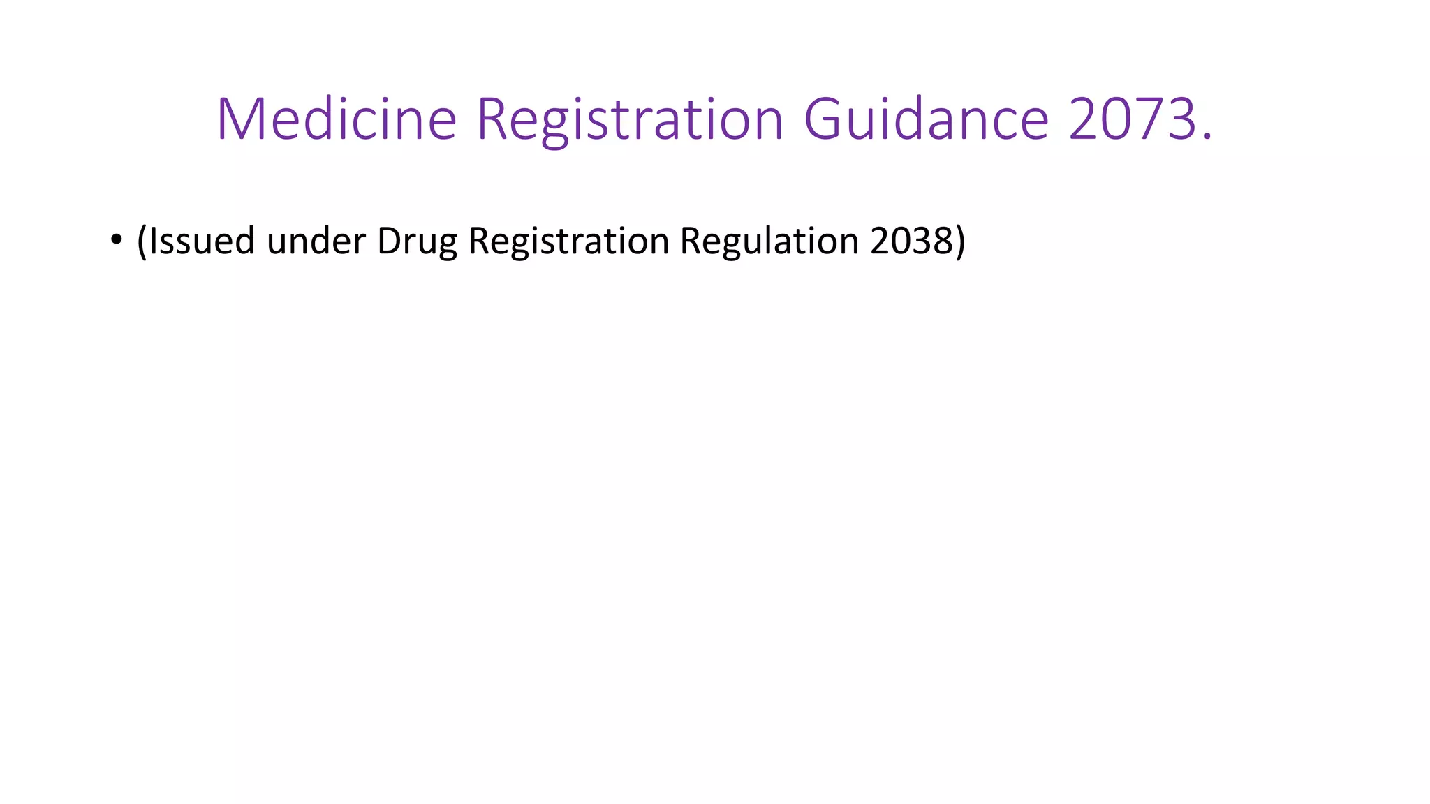 2.The Drugs Registration Regulation, 2038(1981 and Medicine ...