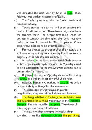 Class 7 Chapter 2 History New Kings and Kingdoms Notes (NCERT) | PDF