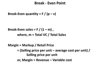 2. Break Even Analysis, Systems of Linear Equations.pptx