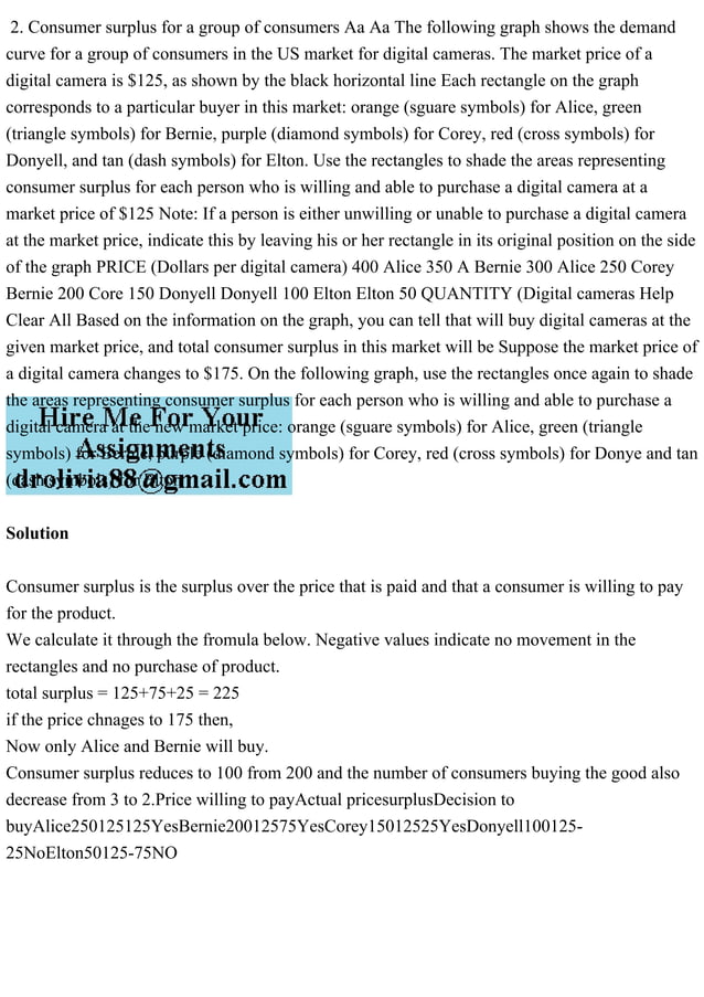 2. Consumer surplus for a group of consumers Aa Aa The following grap.pdf