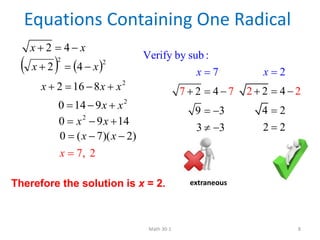 2.3 Solving Radical Equations Graphically.pptx