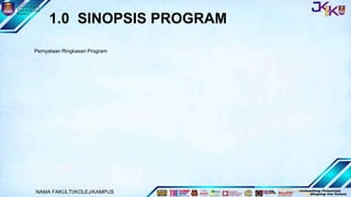 2.0 Slaid Pembentangan Semakan Kurikulum JKIKU_Kod Program (Tarikh) (1 ...