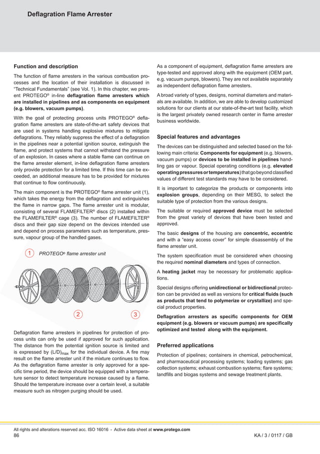 2.-Deflagration-Flame-Arrester-In-Line.pdf | Chemistry | Science