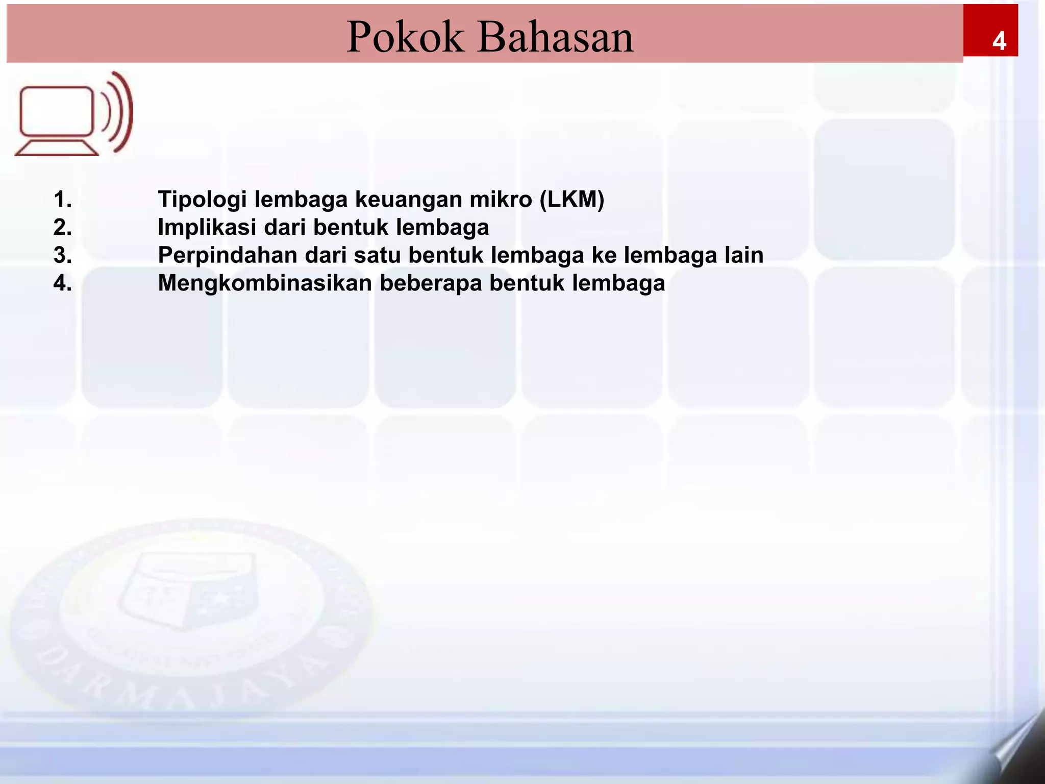 2. Tipologi Microfinance.ppt