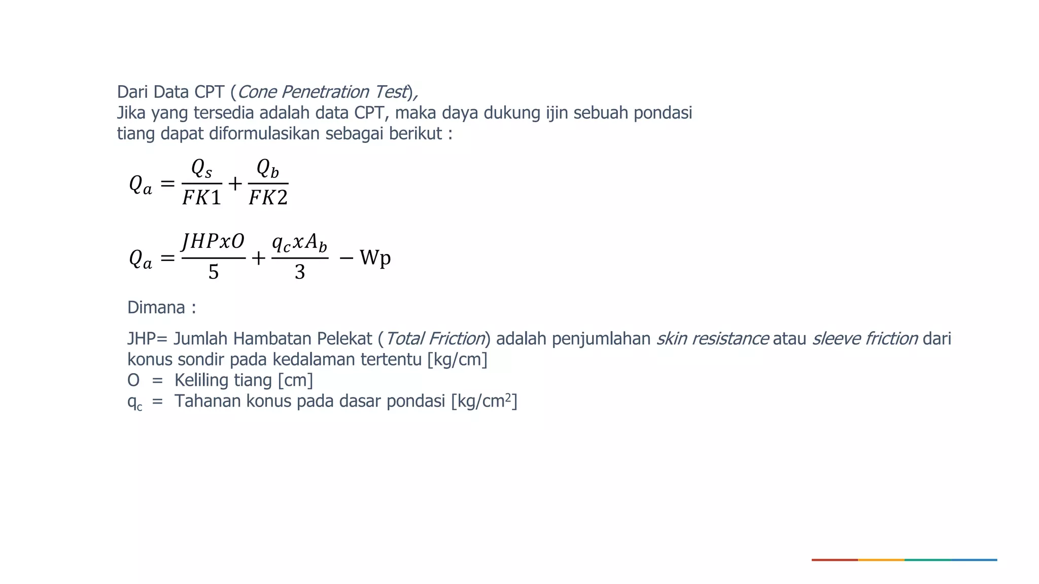 2. Perancangan Fondasi Dalam_CPT | PDF