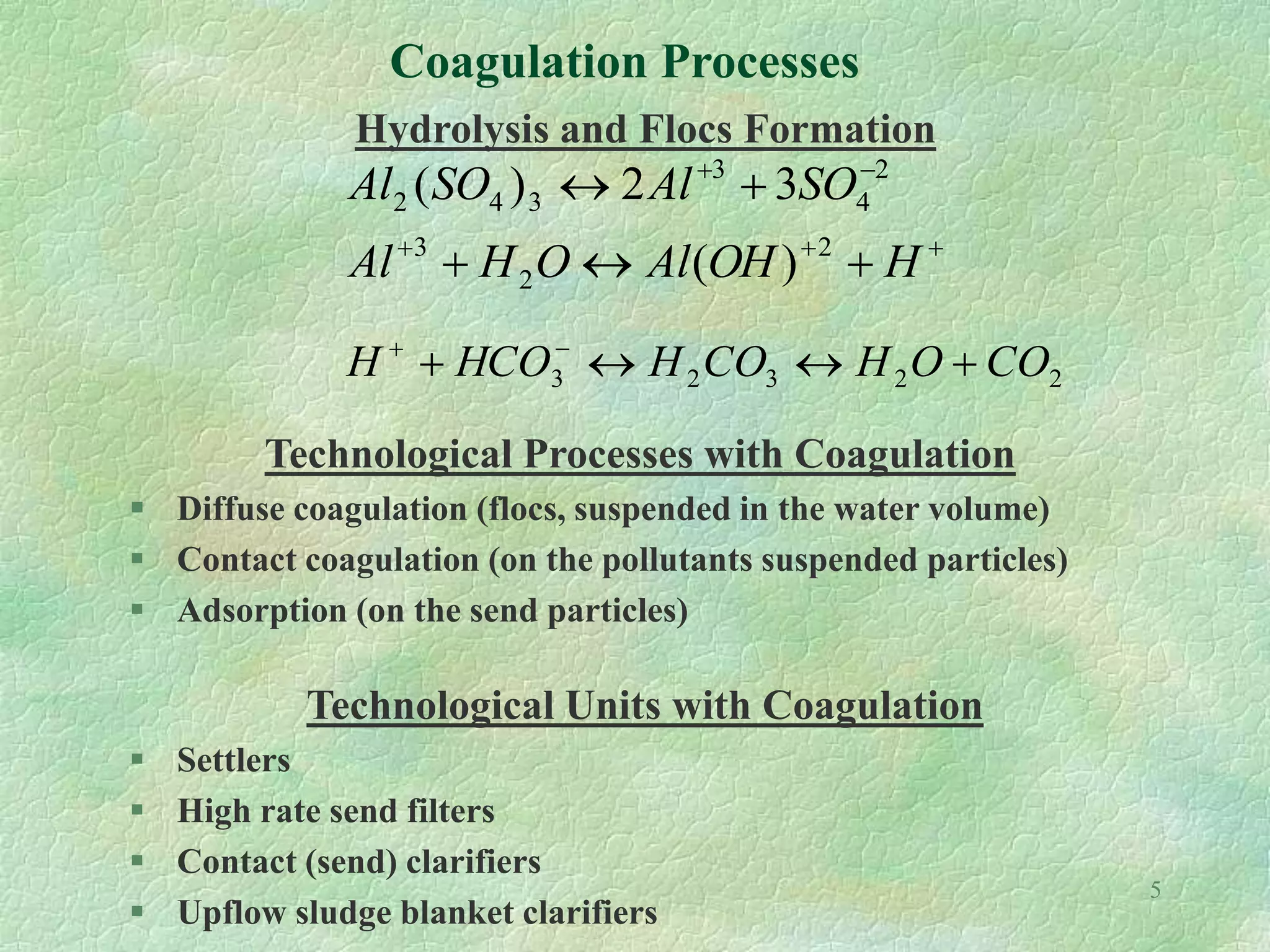 2. Coagulants and Flocculants. Coagulation Processes Kinds and ...