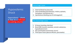 2. Hypovolemic, Septic and Cardiogenic Shock.pptx