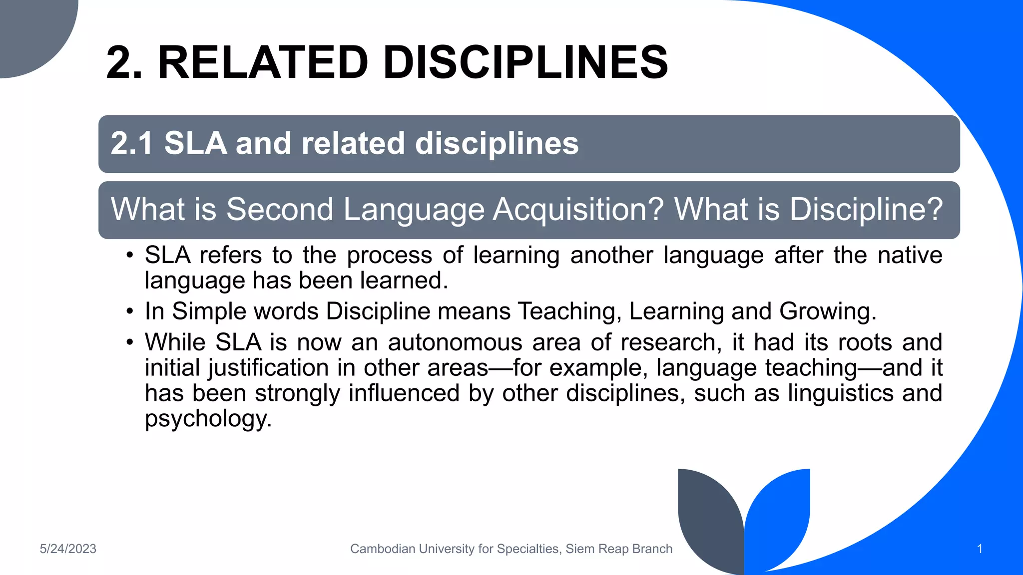 2. RELATED DISCIPLINES.pptx