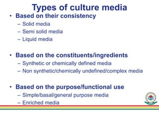 2. Bacteriological culture media and cultivation of bacteria.pptx