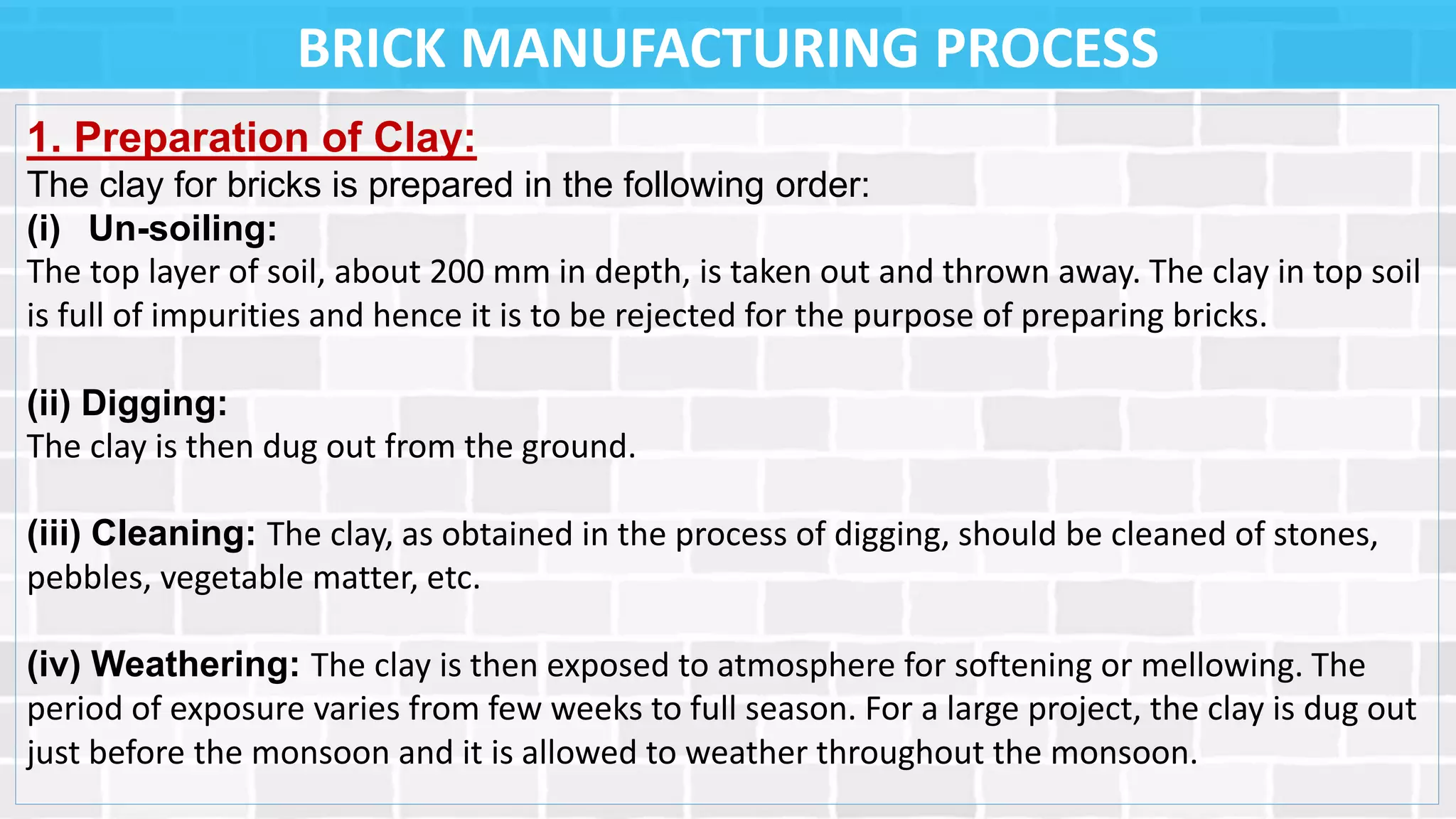 2. Manufacturing Process of Bricks.pptx