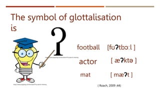 Aspiration and Glottalisation | PPTX
