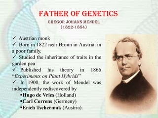 Mendelian inheritance | PDF