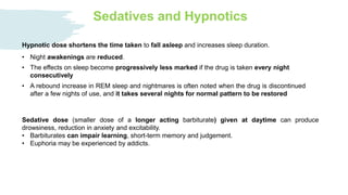 1.Sedatives and Hypnotics.pptx | Illegal Drugs, Tobacco, eCigarettes ...