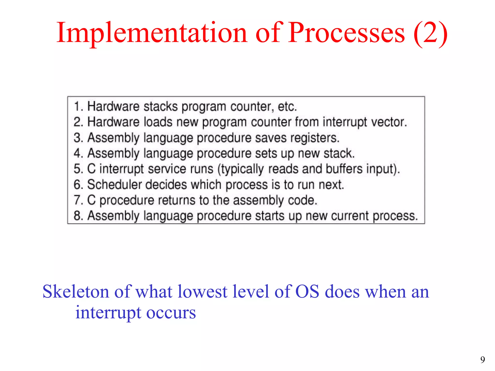 Process and Thread | PPT | Operating Systems | Computer Software and ...