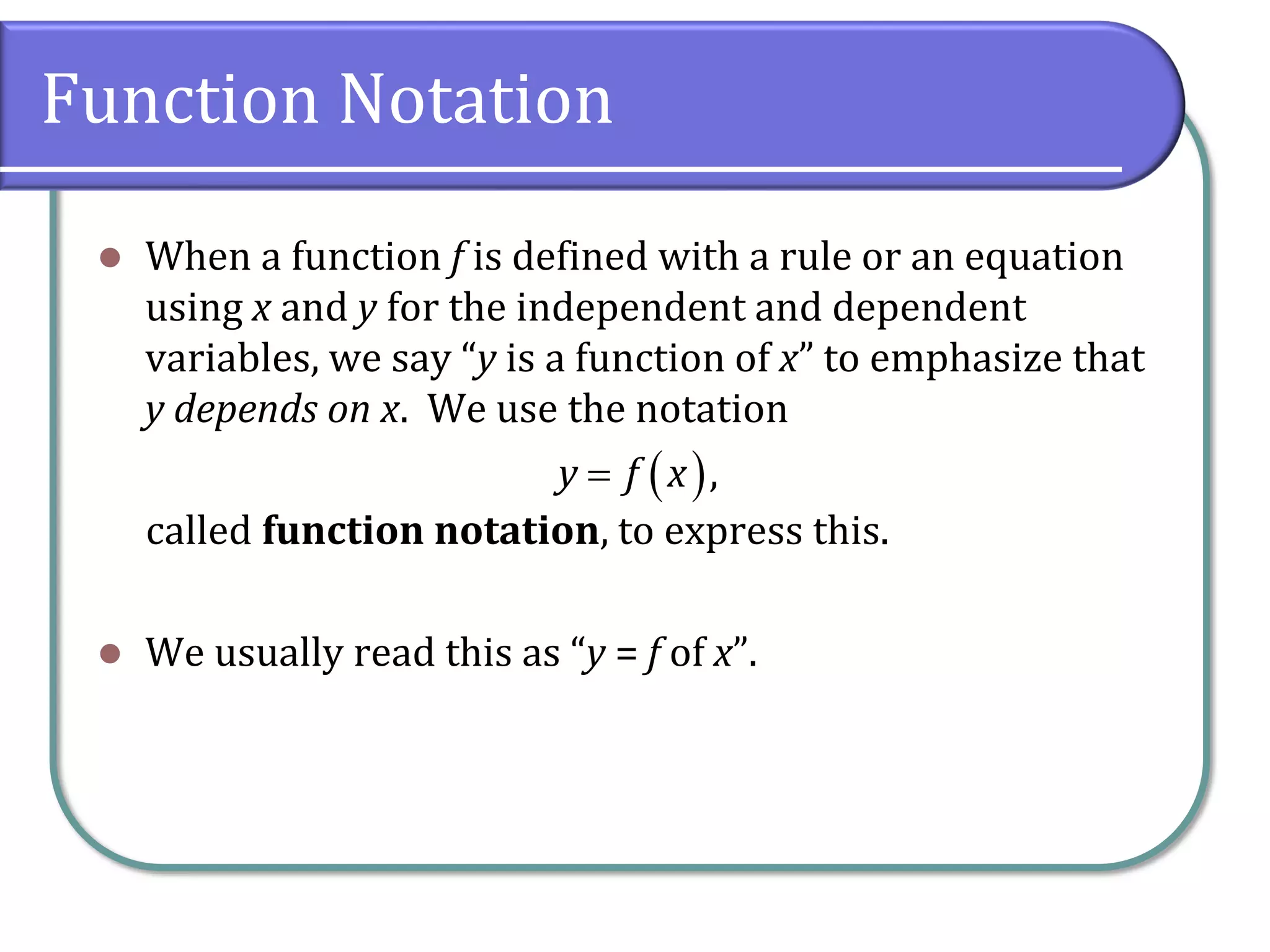 2.1 Basics of Functions and Their Graphs | PDF