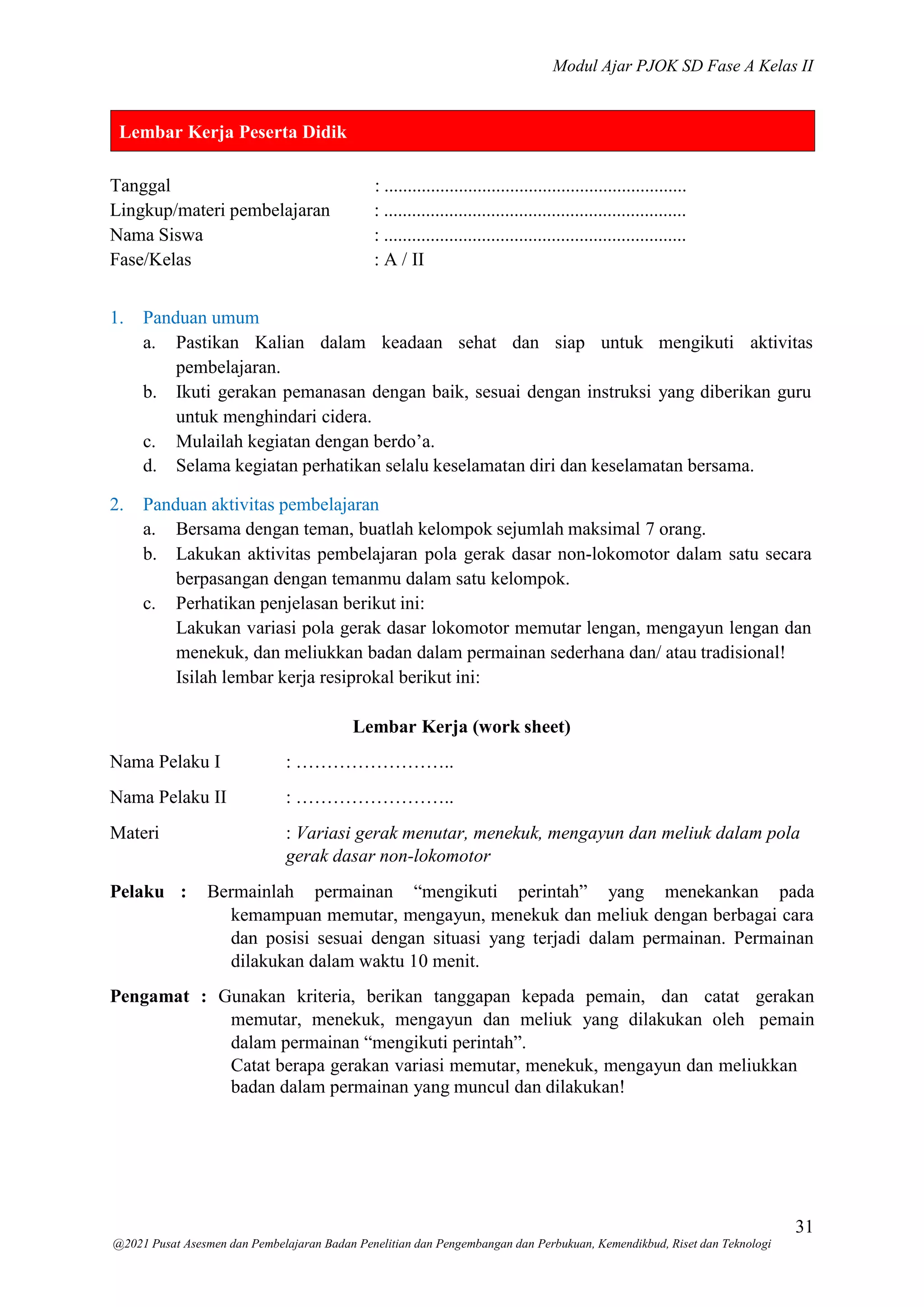 2. GERAK NON_LOKOMOTOR_PJOK_SD_FASE A_KELAS 2.docx