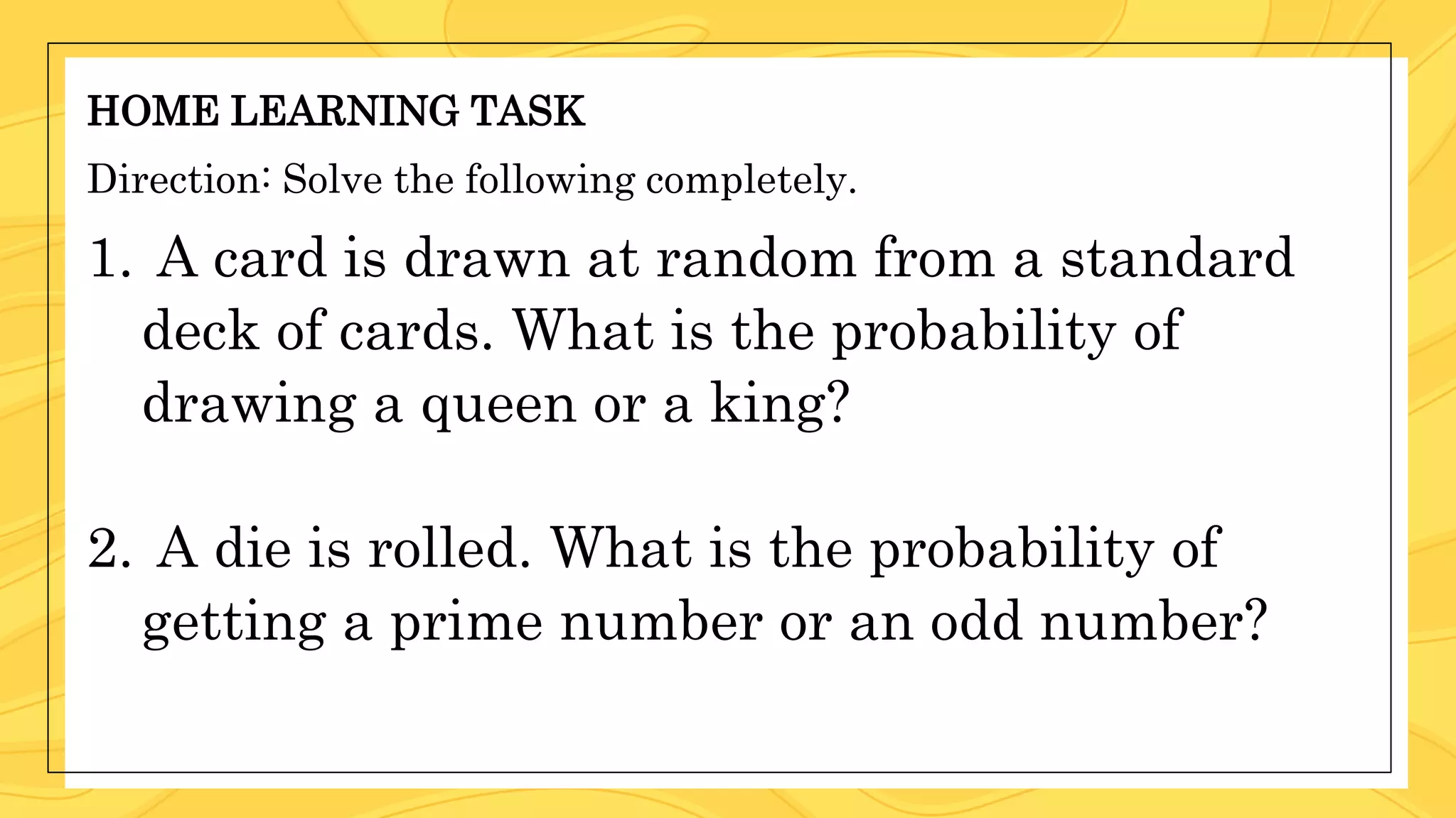 2.1PROBABILITY OF UNION OF TWO EVENTS.pptx