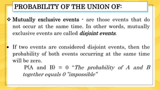 2.1PROBABILITY OF UNION OF TWO EVENTS.pptx