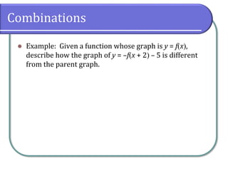2.5 Transformations of Functions | PDF | Physics | Science