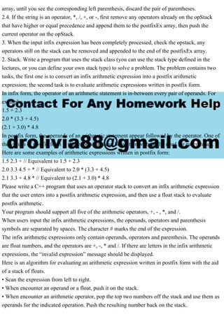 2. Stack. Write a program that uses the stack class (you can use.pdf