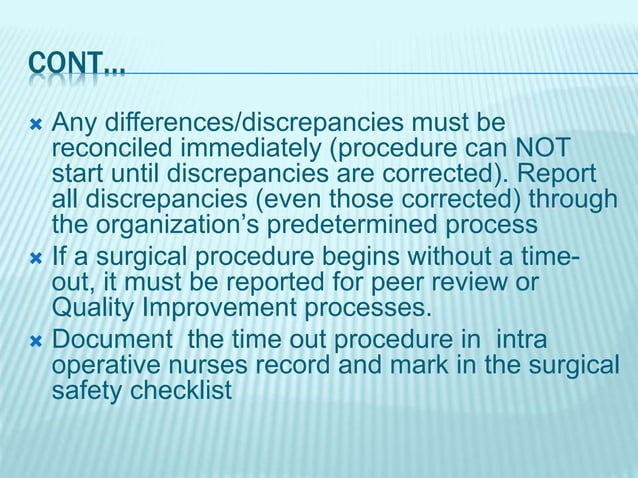 2.1Time Out.pptx | Surgery | Medical Health