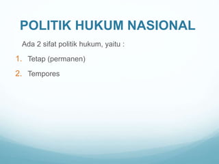 2. POLITIK DAN SISTEM HUKUM-KONFIGURASI POLITIK HUKUM-OK.pptx