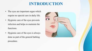 Care of Eyes | PPTX