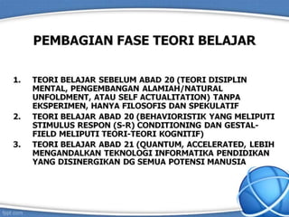 2. TEORI-TEORI BELAJAR.pptx