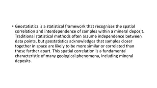 2.GEOSTATISTICS.pptx | Geography | Science