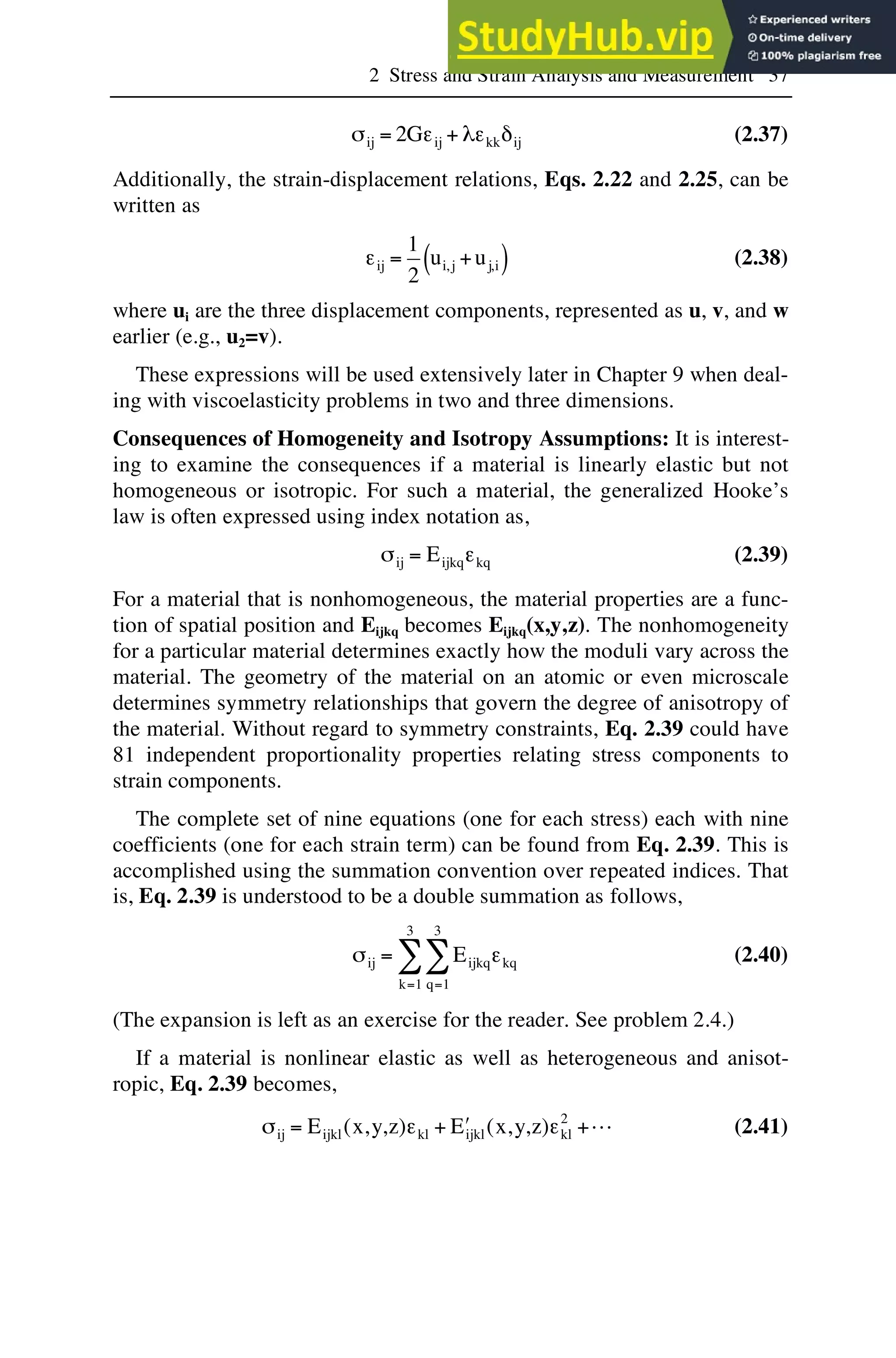 2. Stress And Strain Analysis And Measurement | PDF