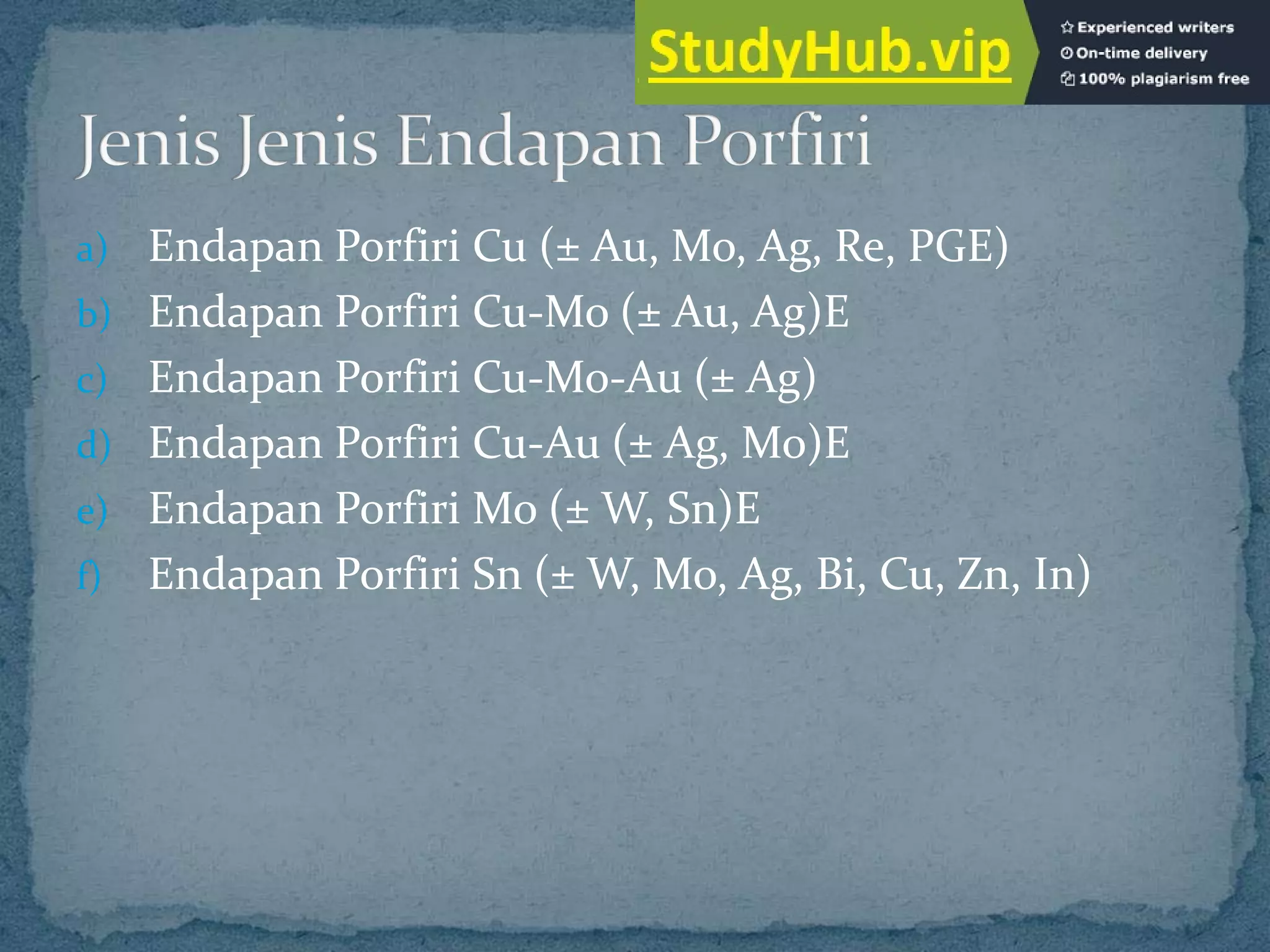 2. Endapan Porfiri | PDF