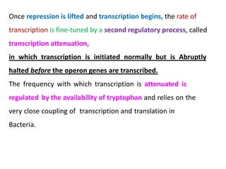 2. Tryptophan operon.ppt