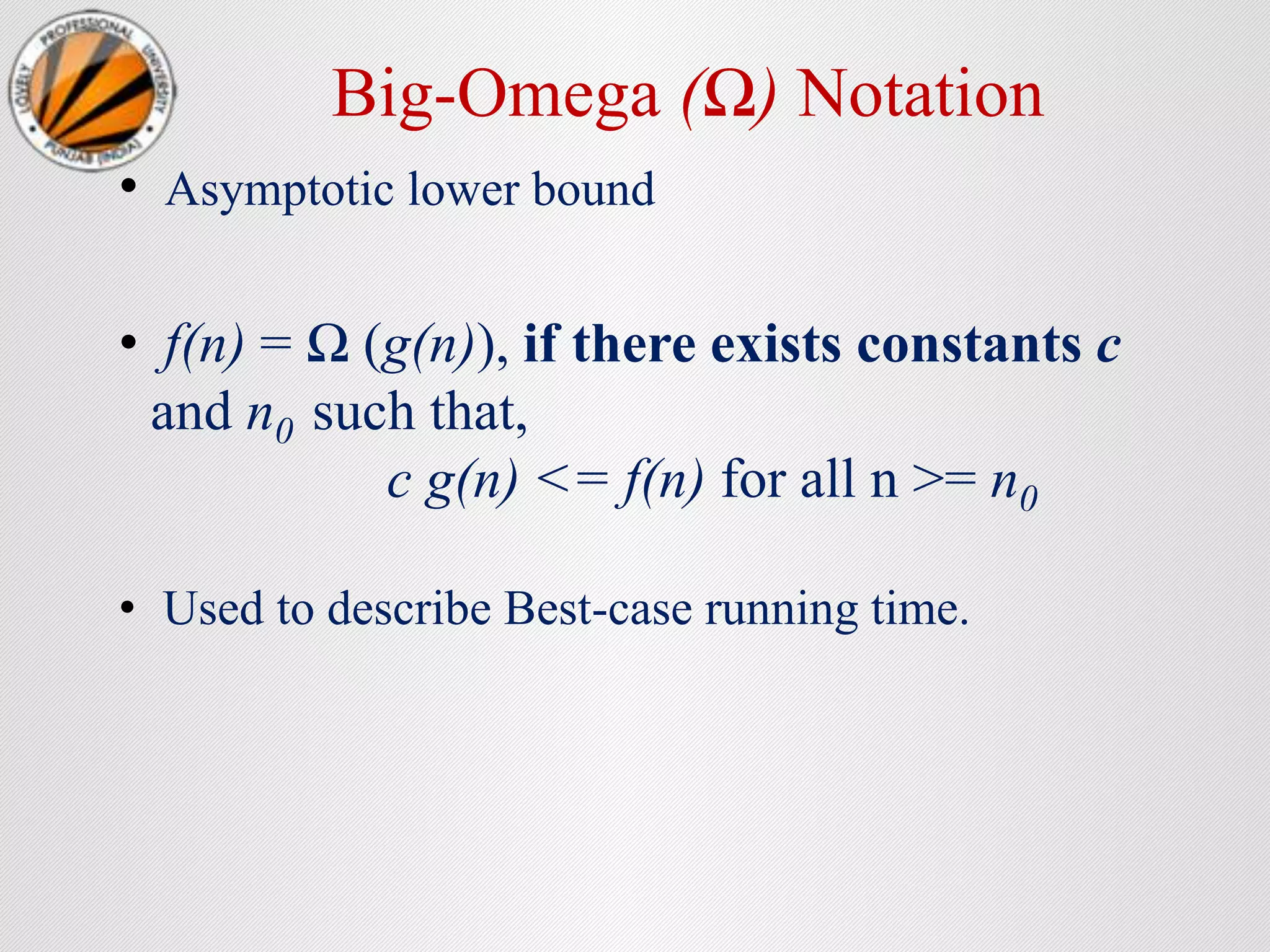 2. Asymptotic Notations and Complexity Analysis.pptx 2. Asymptotic Notations and Complexity Analysis.pptx
