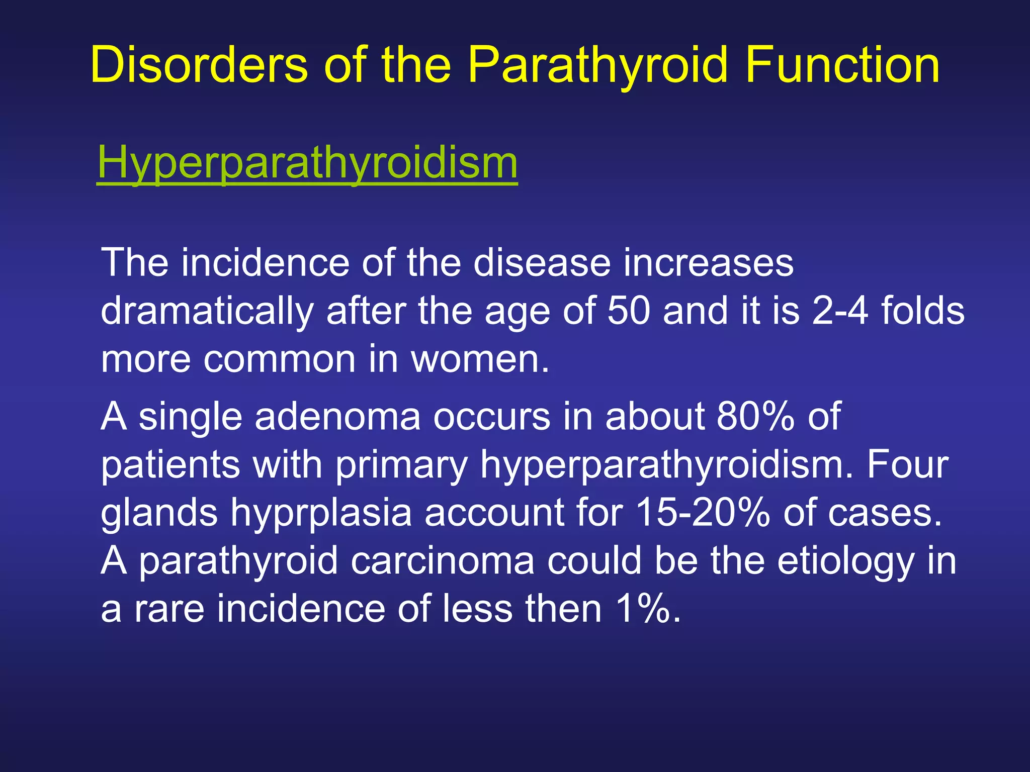 disorders-of-the-parathyroid-glands | PPT