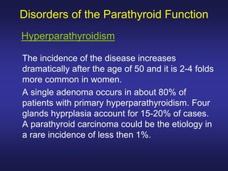 disorders-of-the-parathyroid-glands | PPT