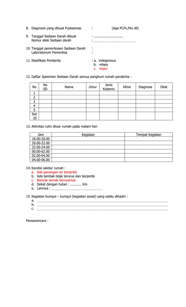 2. Form PE Malaria.docx
