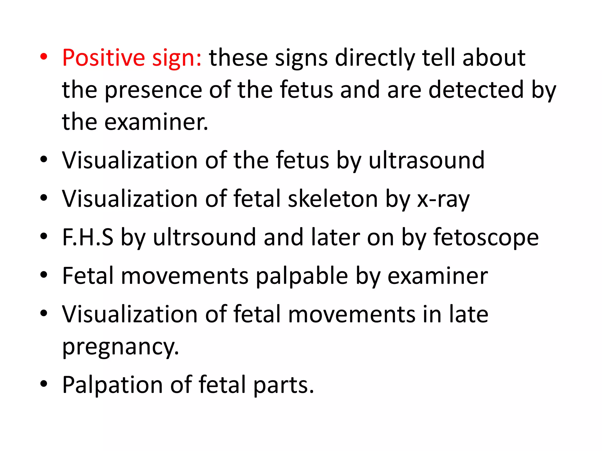Diagnosis of pregnancy | PPTX