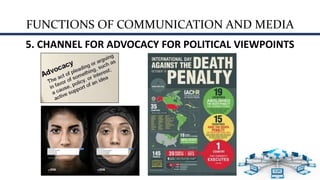 2.MIL 2. The Evolution of Traditional to New Media (Part 2)- Functions ...