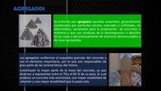 AGREGADOS PARA EL CONCRETO. | PDF