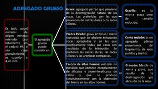 AGREGADOS PARA EL CONCRETO. | PDF